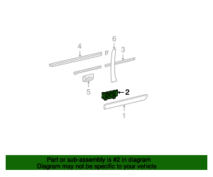 009-988-95-78 - Side Molding Clip 2000-2012 Mercedes-Benz | Mercedes ...