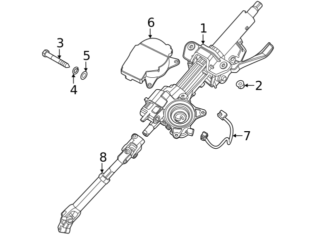 56397-R0000 - Steering Column Wiring Harness 2022-2024 Hyundai ...
