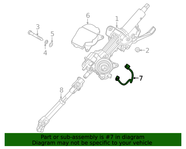 56397-R0000 - Steering Column Wiring Harness 2022-2024 Hyundai ...