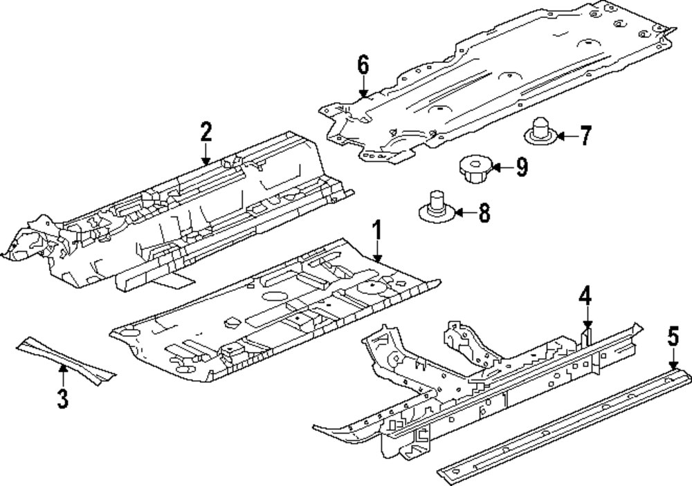 74511-30B-A00 - 2023-2025 Honda Accord - Under Cover | Honda Parts Cheap