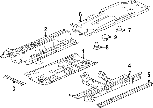 74561-30A-A00 - Under Cover 2023-2024 Honda Accord | Honda Parts Online