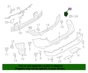 66209289022 - 2013-2015 BMW X1 Park Sensor (66-20-9-289-022) | BMW of ...