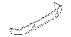 51127345044 - 2013-2015 BMW X1 Lower Extension (51-12-7-345-044) | BMW ...