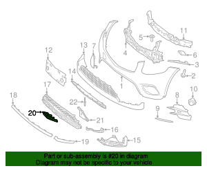 253-885-63-00 - Grille Cap 2016-2019 Mercedes-Benz | Mercedes-Benz USA ...