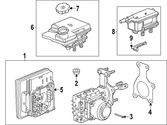 2024 GM ABS Control Module 87819718 GM | GMPartsDirect.com