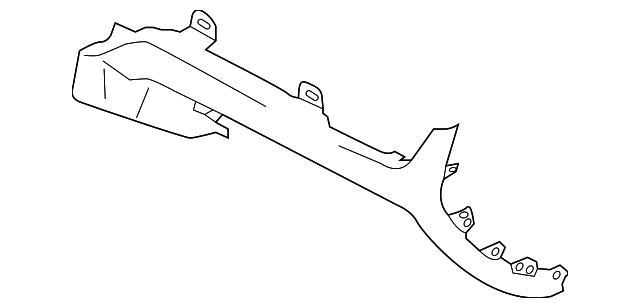 2015-2018 Porsche Macan Glove Box Frame 95B-858-122-F-OS2 | Porsche Marin