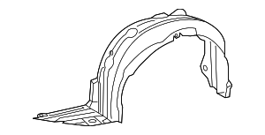 53806-53090 - Fender Liner 2017-2020 Lexus | Lexus of Stevens Creek Parts