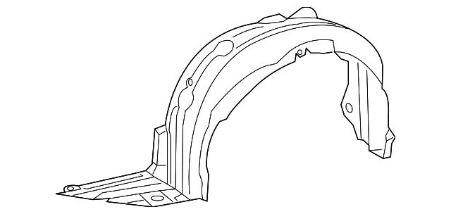 2014-2016 Lexus Fender Liner 53805-53070 | OEM Vehicle Parts