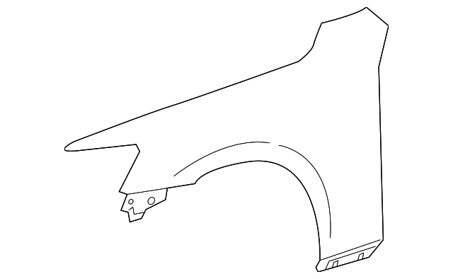 2014-2020 Lexus Fender 53802-53160 | Genuine Lexus Parts