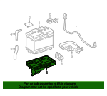 906-540-00-23 - Battery Tray 2010-2018 Mercedes-Benz | Mercedes-Benz ...