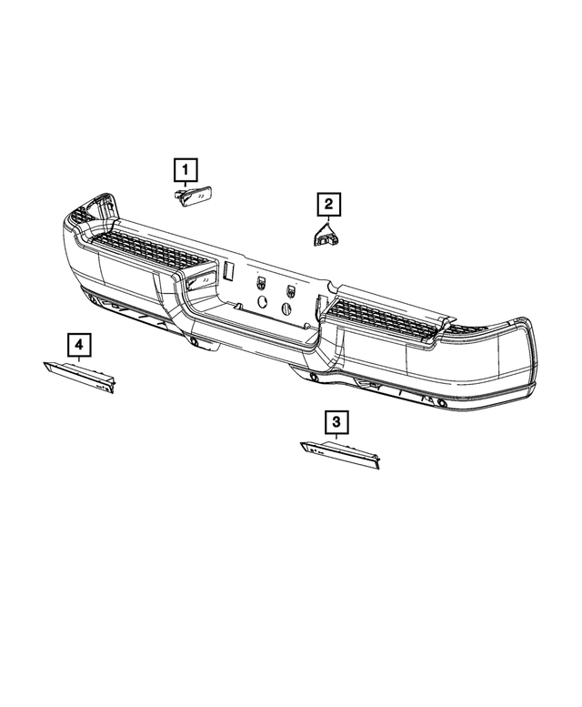2019-2024 Ram Rear Fog Lamp, Right 68371856AB | Mopar eStore
