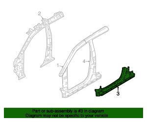 2016-2021 Hyundai Tucson Rocker Panel 71322-D3D01 | OEM Parts Online