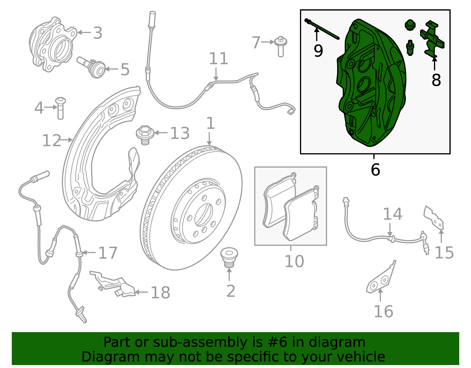 34-10-6-891-328 - 2019-2024 BMW - Disc Brake Caliper | BMWPartsHub