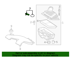 13628583496 - 2018-2024 BMW Mass Air Flow Sensor (13-62-8-583-496 ...