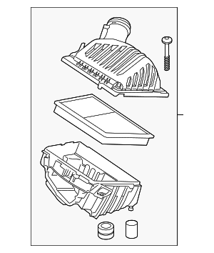 Genuine BMW 13-71-8-655-835 | Air Cleaner Assembly | FREE Shipping on ...