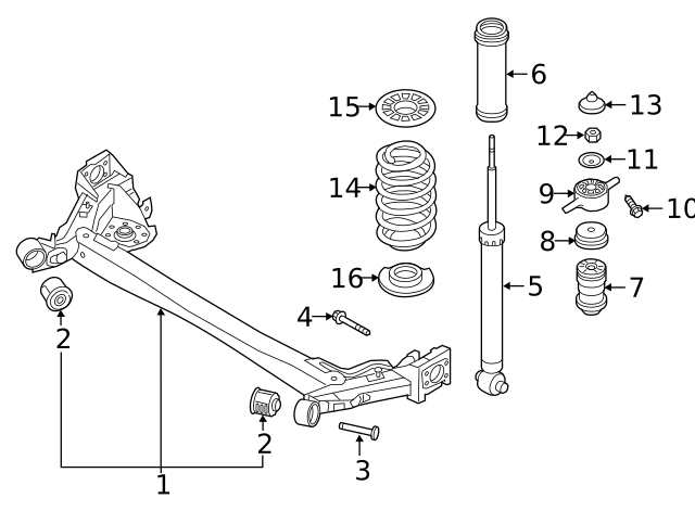 2018-2022 Hyundai Shock Mount 55311-H5000 | OEM Parts Online