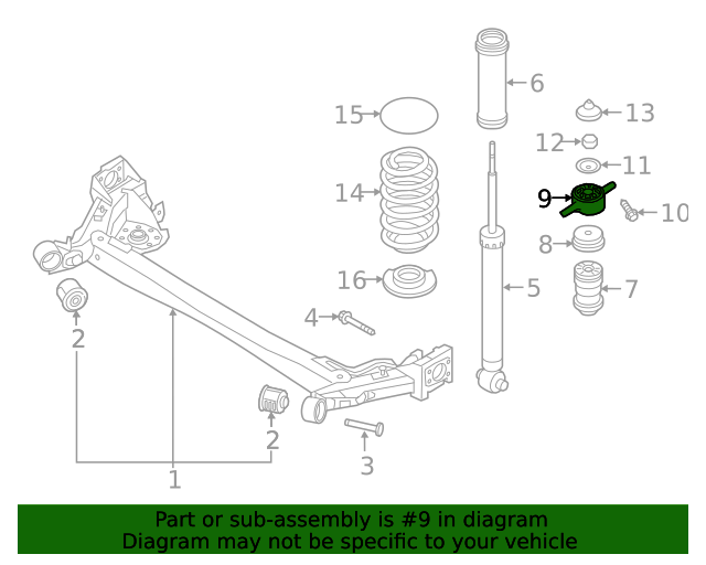 2018-2022 Hyundai Shock Mount 55311-H5000 | OEM Parts Online