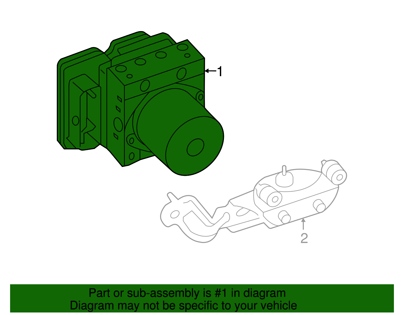 58920-C2500 - ABS Hydraulic Assembly 2015-2016 Hyundai Sonata ...