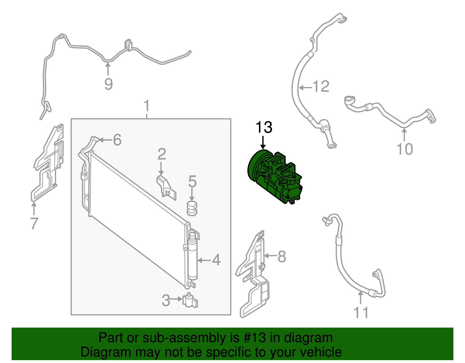 2013-2018 Nissan Altima Compressor Assembly 92600-3TA3B | Temecula ...