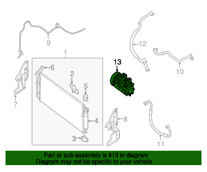 2013-2018 Nissan Altima Compressor Assembly 92600-3TA6B | Nissan Parts ...