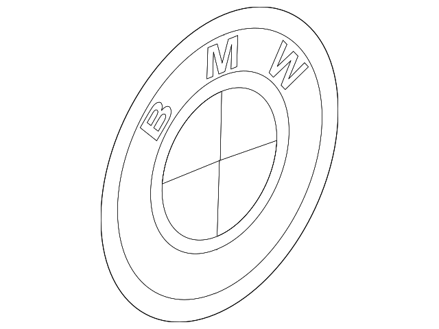 2009-2016 BMW Z4 Emblem Replacement - Rear 51-14-7-200-474 | OEM Parts ...