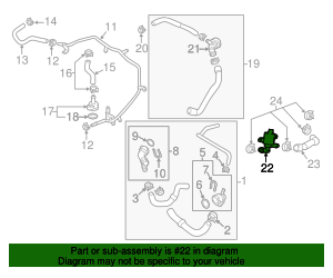 4H0-121-671-D - Solenoid Valve 2015-2024 Volkswagen | Volkswagen Parts ...