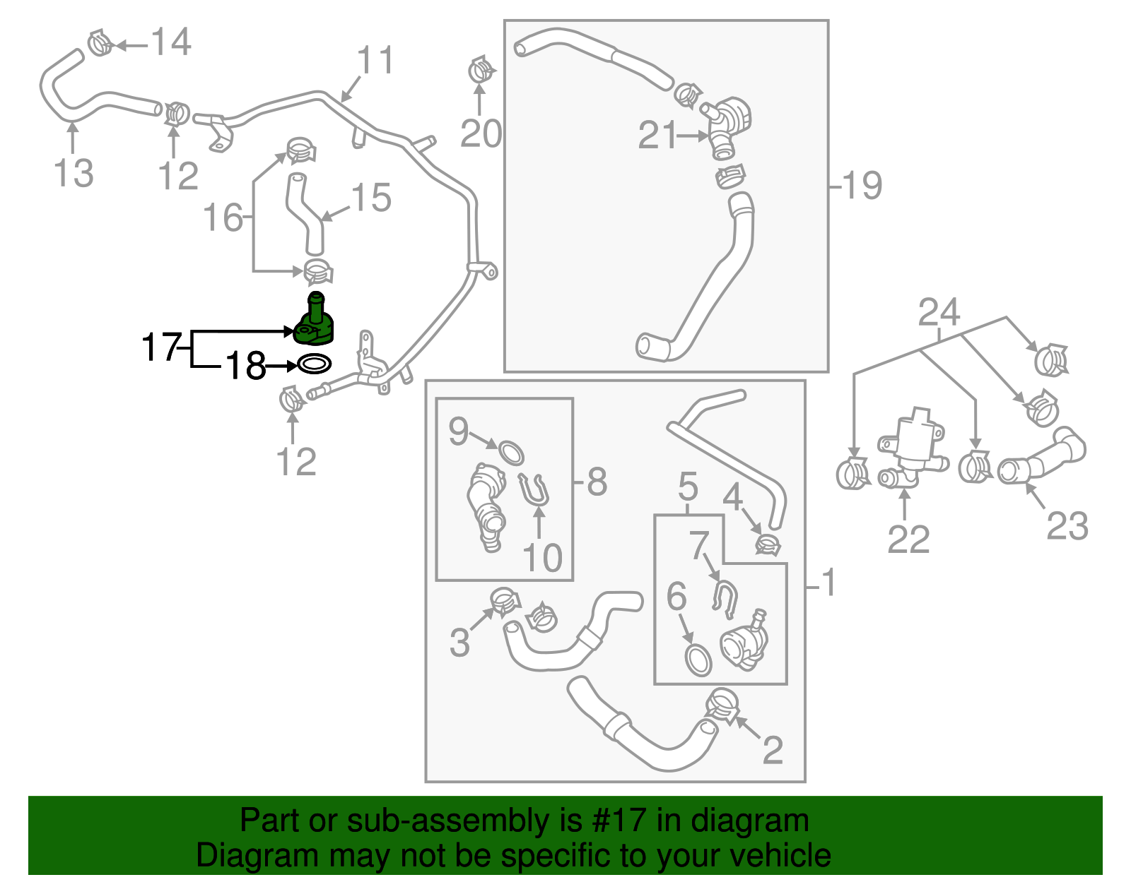 2013-2024 Volkswagen Vent Valve 06K-121-143 | OEM Parts Online