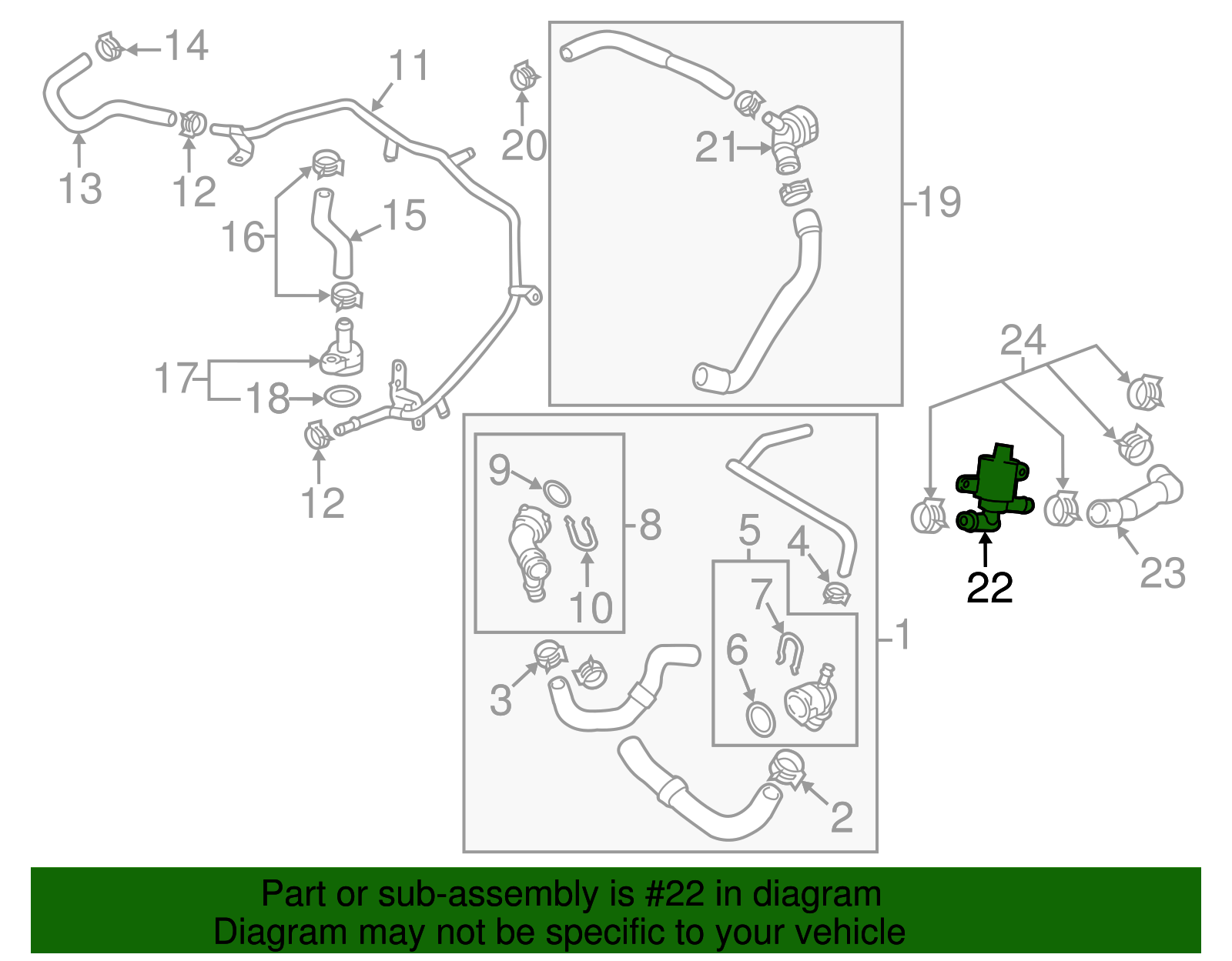 4H0-121-671-D - Solenoid Valve 2015-2024 Volkswagen | Volkswagen Parts ...