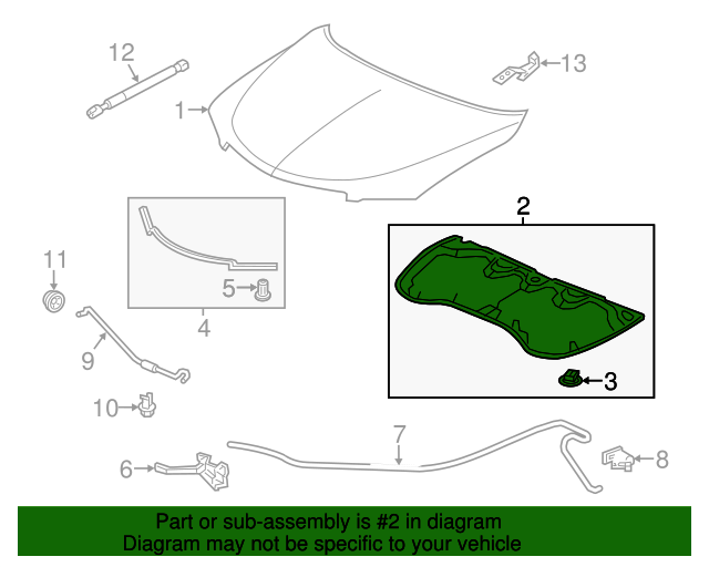 Genuine OEM Acura - Insulator Part# 74141-TX4-A00 | Acura Parts For Less