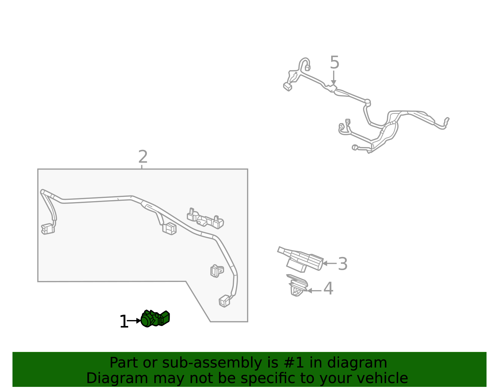 39680-T43-J21ZJ - Park Sensor 2022-2024 Honda | Honda Parts Online