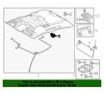 2007-2021 Toyota Tundra Coat Hook 74631-0C050-E0 | Toyota Parts Center