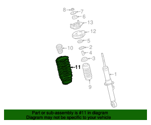 2007-2009 Kia Sorento Coil Spring 54601-3E130-DS | OEM Parts Online