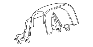 85556389 - Instrument Panel Steering Column Upper Trim Cover 2021-2024 ...