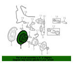 34216886479 - 2007-2019 BMW Rear Brake Rotor (34-21-6-886-479) | BMW of ...