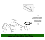 2017-2022 Ford Rear Molding HC3Z-9929039-AB | OEM Parts Online