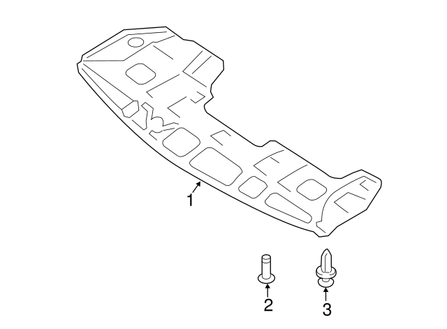 2013-2014 Infiniti Under Cover 75892-3JA0B | OEM Parts Online