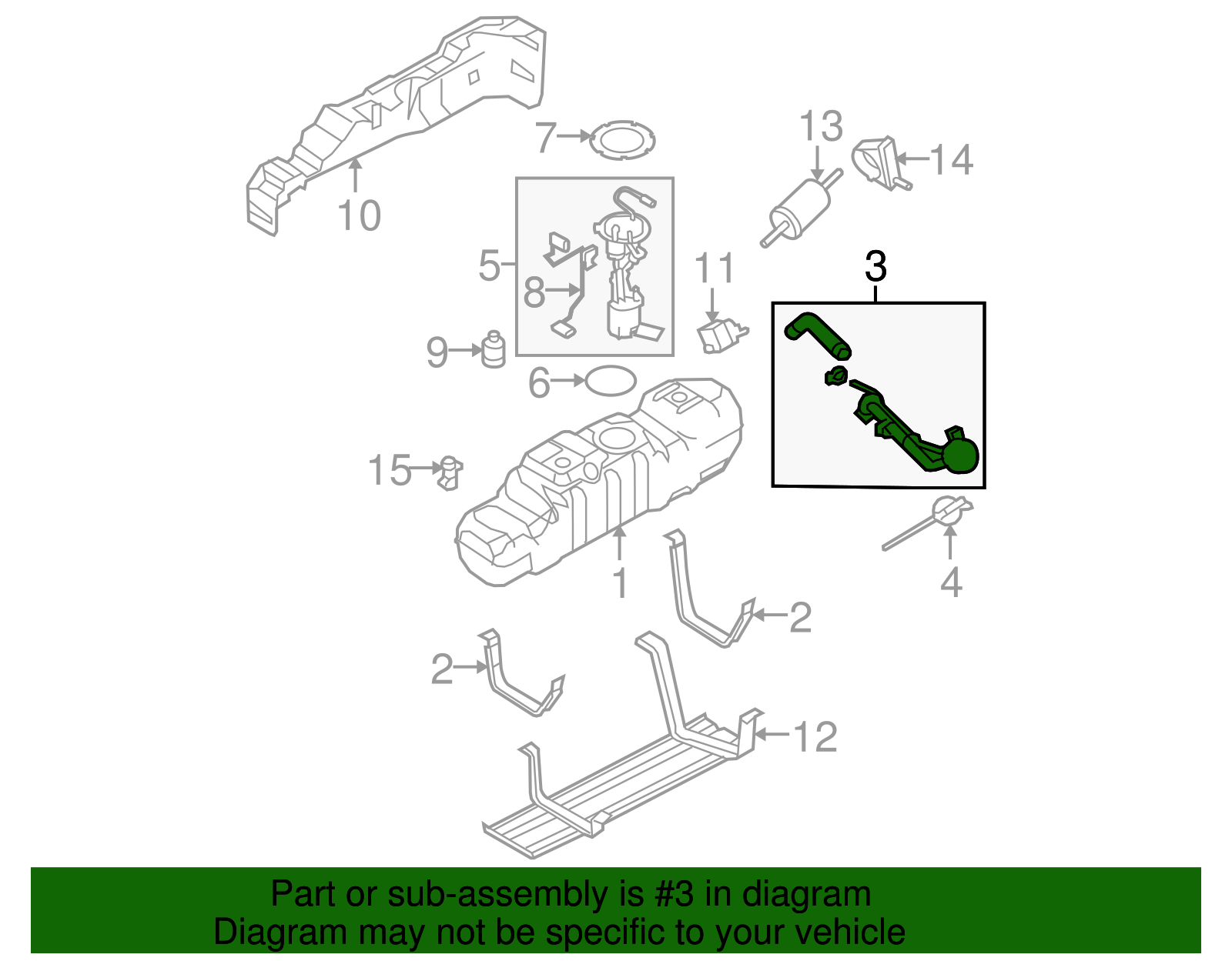 2005-2010 Ford Filler Pipe 8C3Z-9034-BF | OEM Parts Online