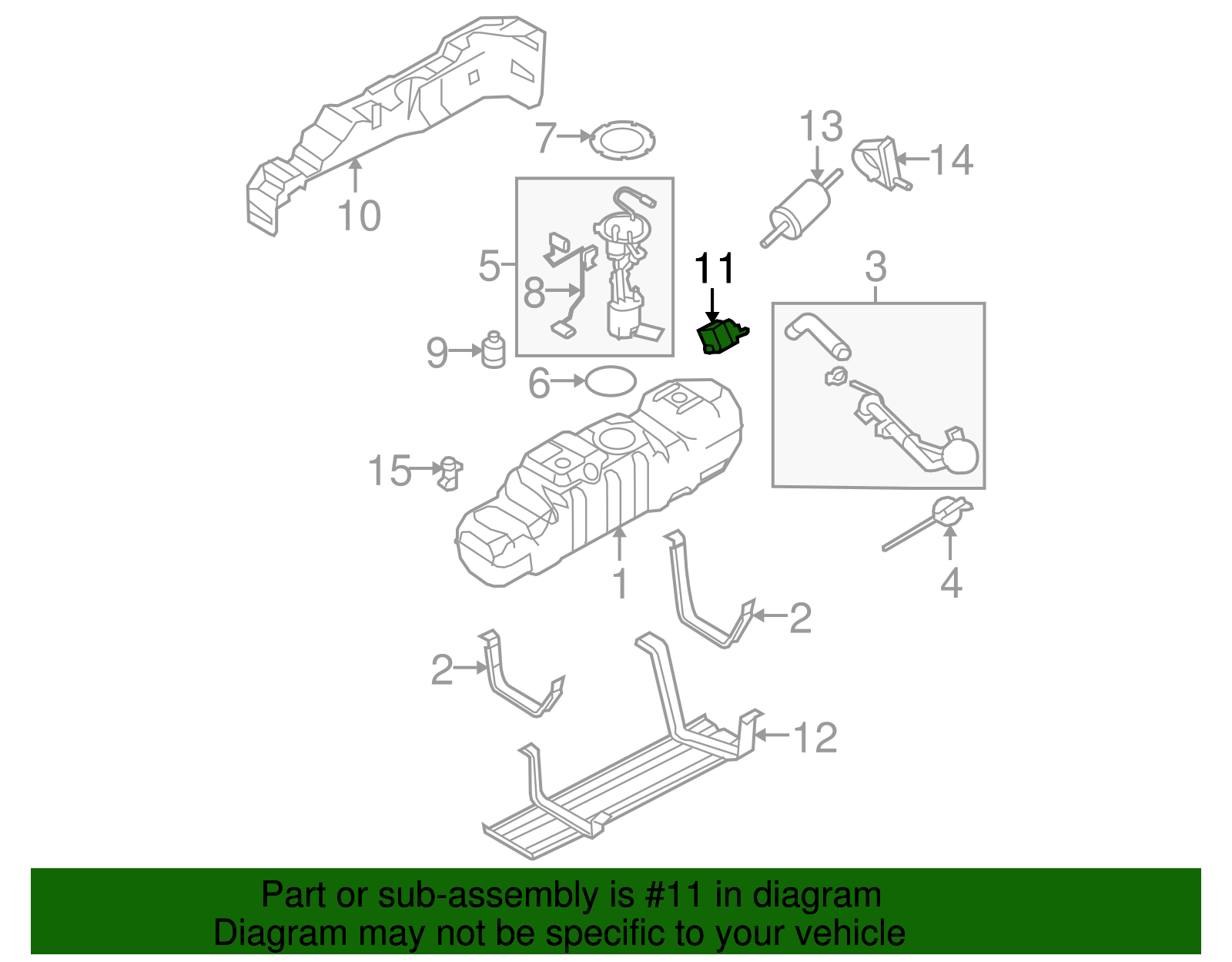 2007-2010 Ford OEM NEW 2007-2010 Ford Lincoln Lariat Fuel Pump Drive ...