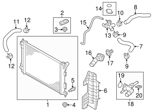 Radiator Assembly 25310-3X151 | OEM Parts Online