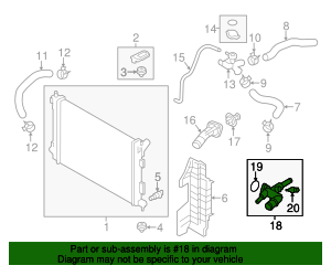 2011-2021 Hyundai Water Outlet 25600-2E000 | OEM Parts Online