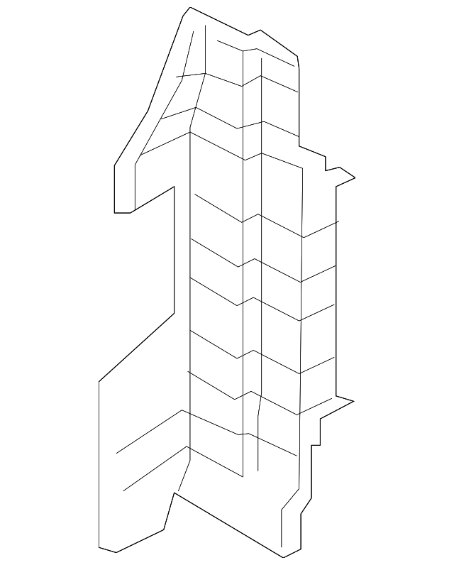 Genuine Air Guide for 2014-2016 Hyundai | Part# 29136-3X100 | Hyundai ...