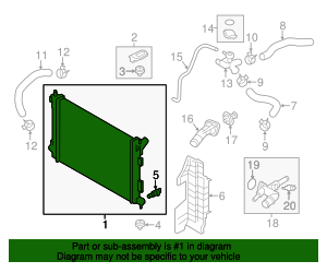 Radiator Assembly 25310-3X151 | OEM Parts Online