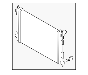 Genuine Radiator Assembly for 2014-2017 Hyundai | Part# 25310-3X500 ...