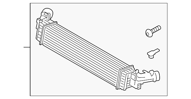 Porsche OEM Inter-Cooler Part# 971-145-805-F | OEM Vehicle Parts