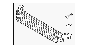 Porsche OEM Inter-Cooler Part# 971-145-805-F | OEM Vehicle Parts
