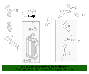 2020-2025 Hyundai Inter-Cooler Upper Insulator 25335-2F650 | World OEM ...