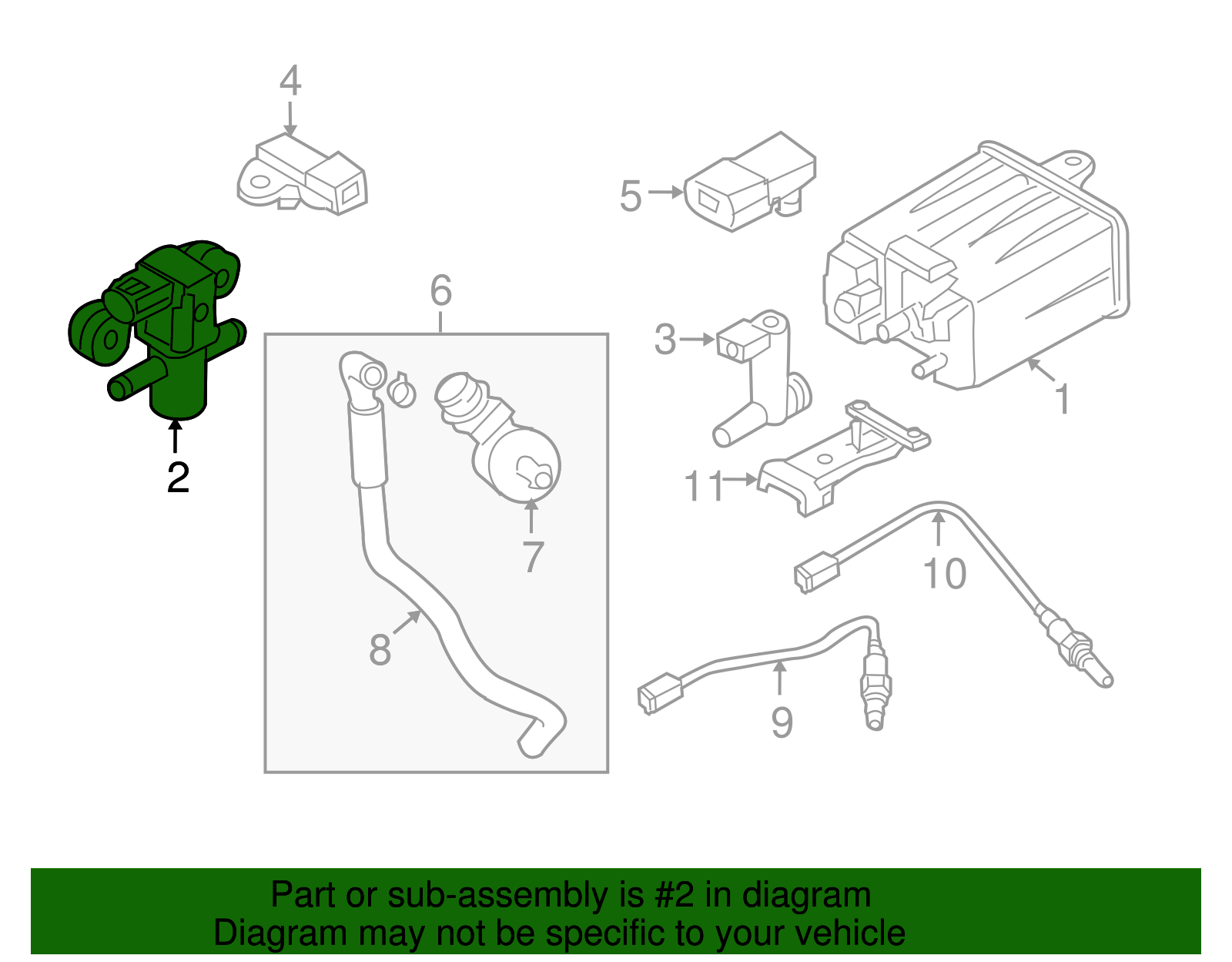 2007-2020 Nissan Solenoid Valve 14930-JK20E | Nissan Parts Central
