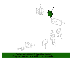 212-540-04-40 - Control Module Bracket 2012-2018 Mercedes-Benz ...