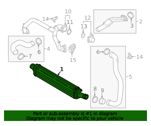 2018-2024 Audi Inter-Cooler 80A-145-805-L | OEM Parts Online