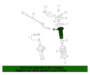 2003-2013 Toyota Insulator 48157-02070 | Toyota Parts
